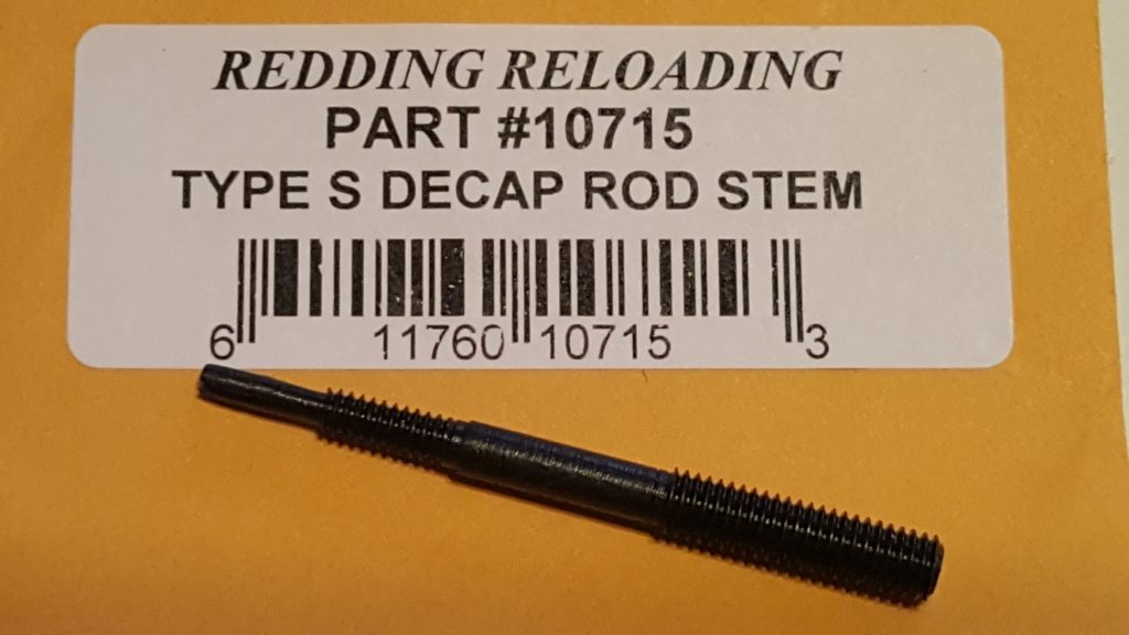 10715 Redding Type-S Decapping Rod 17 Mach 4 – 20 BR – Accurate Arms ...