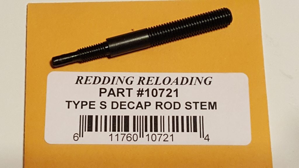 10721 Redding Type-S Decapping Rod 6.8 SPC – 30 Rem SAUM – Accurate ...