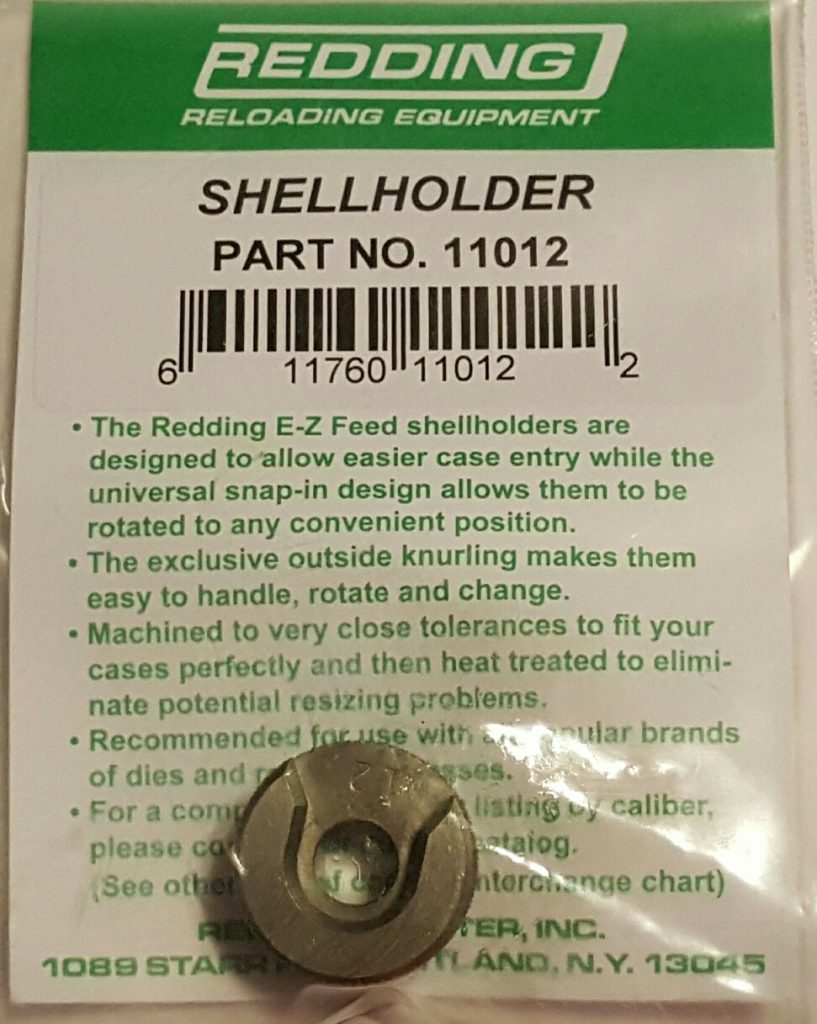 11012 Redding E-Z Feed Shellholder # 12