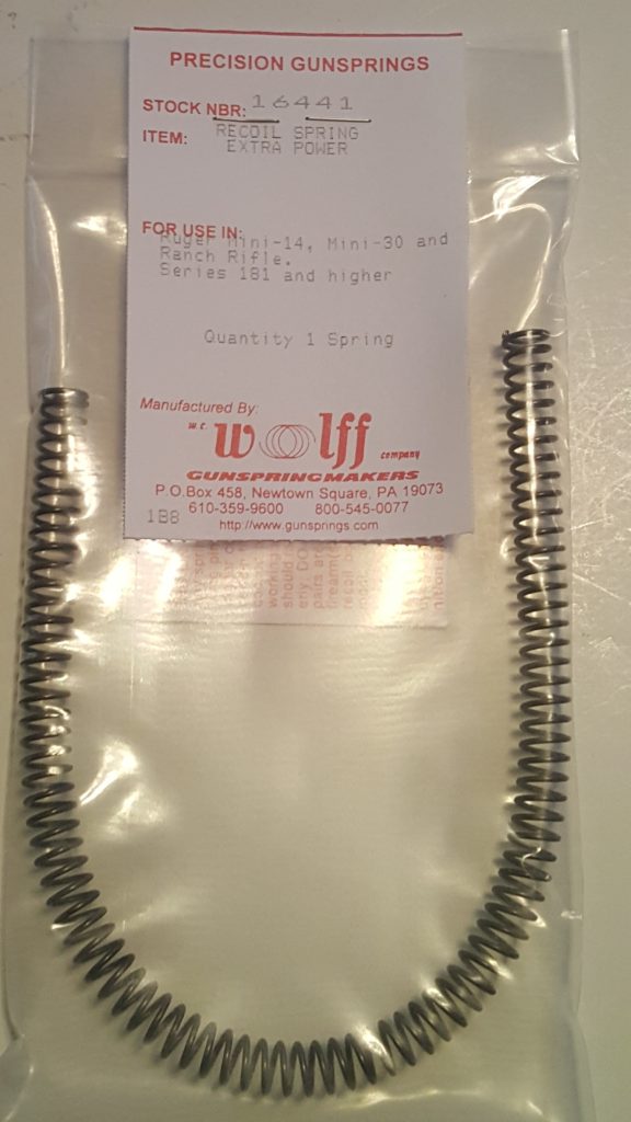16441 Wolff RUGER MINI-14, XP RECOIL SPRING 181+ Series – Accurate Arms ...