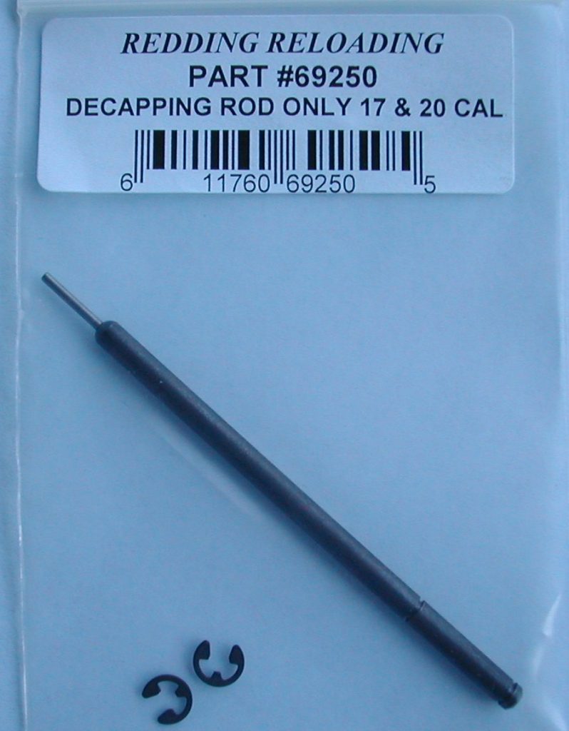 69250 Redding Universal Decapping Rod – 17 & 20 cal for Small Die ...