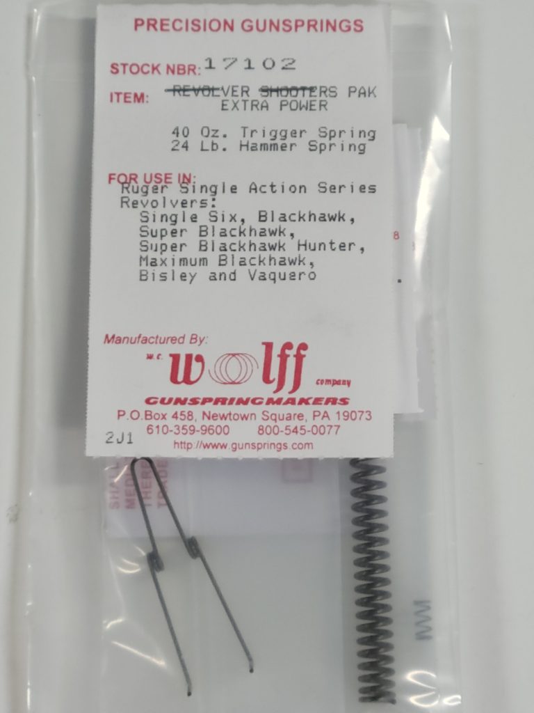 17102 Wolff RUGER SINGLE ACTION XP SHOOTER'S PAK 40-24 - Accurate Arms ...