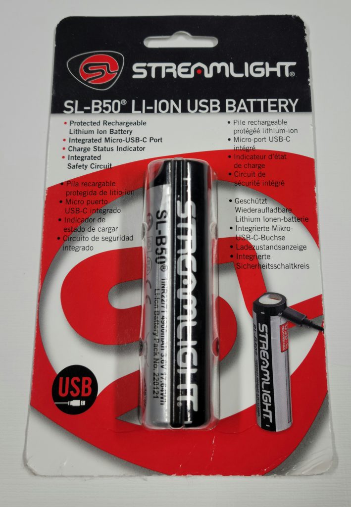 22111 Streamlight SL-B50 PROTECTED LI-ION USB-C BATTERY – Accurate Arms ...