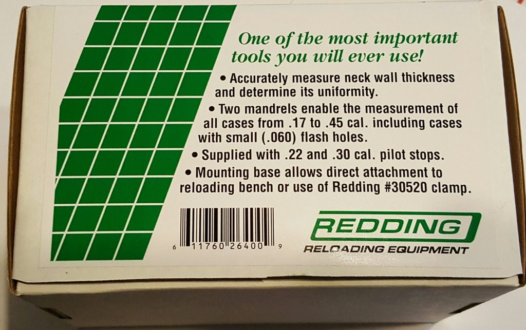 26400 Redding Case Neck Gauge – Accurate Arms & Ammo, Inc.