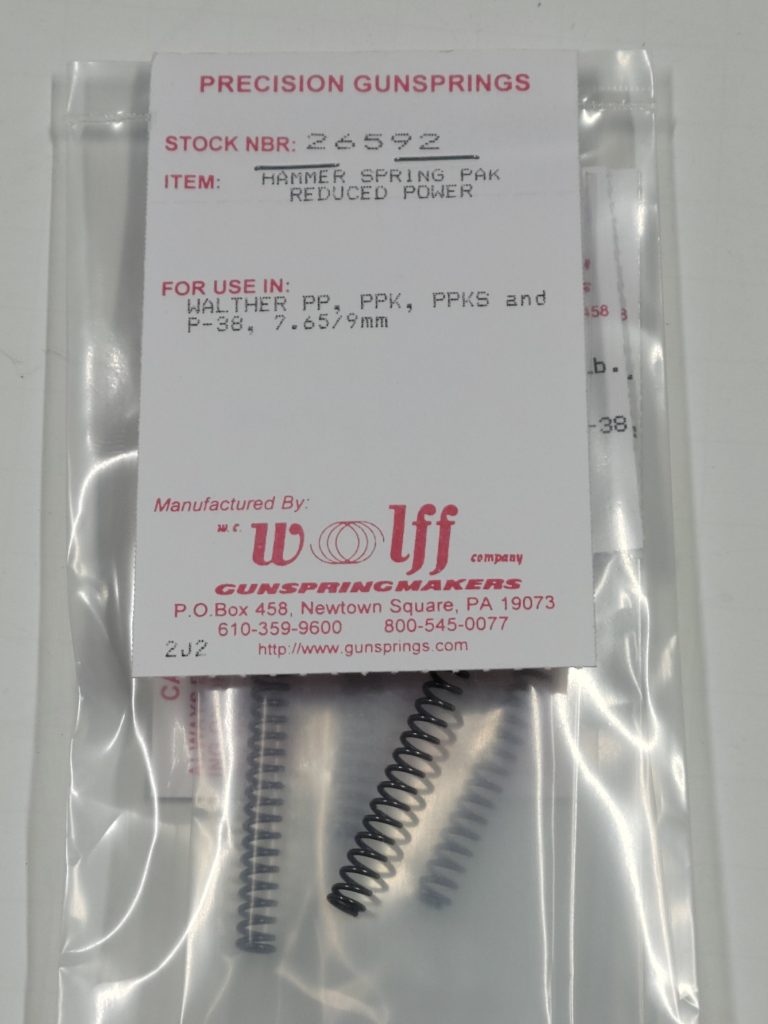 26592 Wolff WALTHER PP,PPK,PPKS,P38, RP HAMMER SPRNG PAK - Accurate ...
