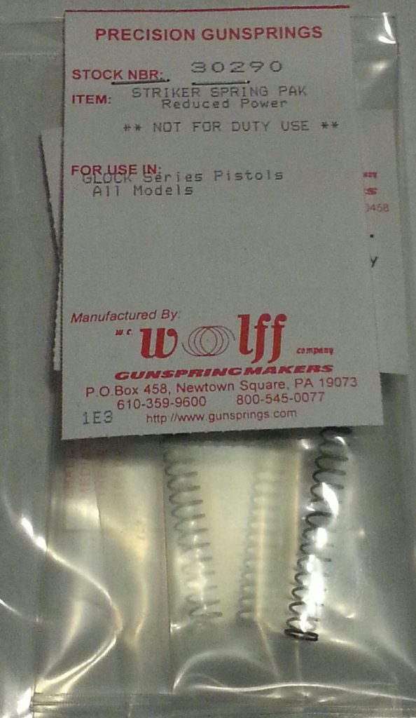 30290 Wolff Glock Striker Spring Pak Reduced Power – Accurate Arms ...