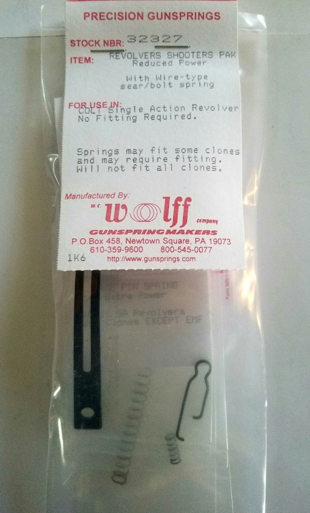 32327 Wolff COLT SAA REVOLVER RP SHOOTERS PAK - Accurate Arms & Ammo, Inc.