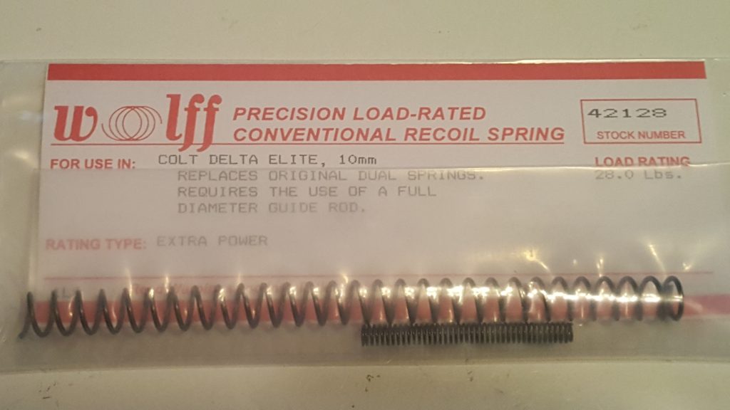 42128 Wolff COLT DELTA ELITE 10MM 28LB RECOIL SPRING XP – Accurate Arms ...