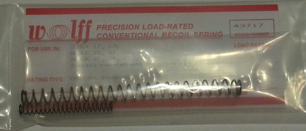 43717 Wolff Glock 17 20 21 22 24 34 Recoil Spring