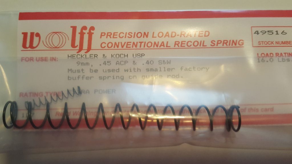 49516 Wolff Hk USP 45 Recoil Spring 16LB (Extra Power) - Accurate Arms ...