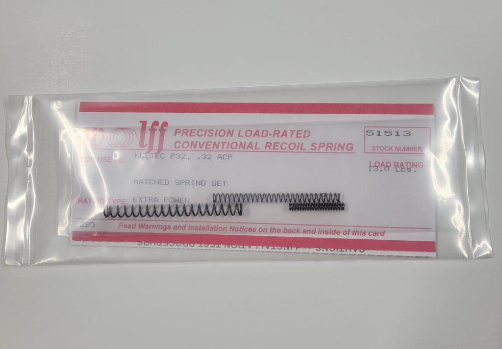 51513 Wolff KELTEC P32 .32ACP EXTRA Power RECOIL SET 13 LBS – Accurate ...
