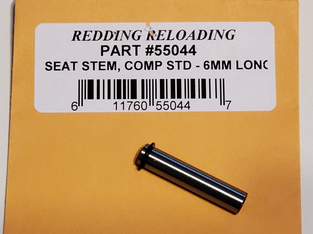 55044 Redding Standard Competition Seating Die Stem 6mm .243″ Lg ...