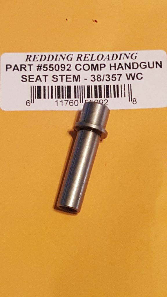 55092 Redding WC Competition Seating Die Stem 38 Special 357 Magnum Wadcutter – Accurate Arms ...