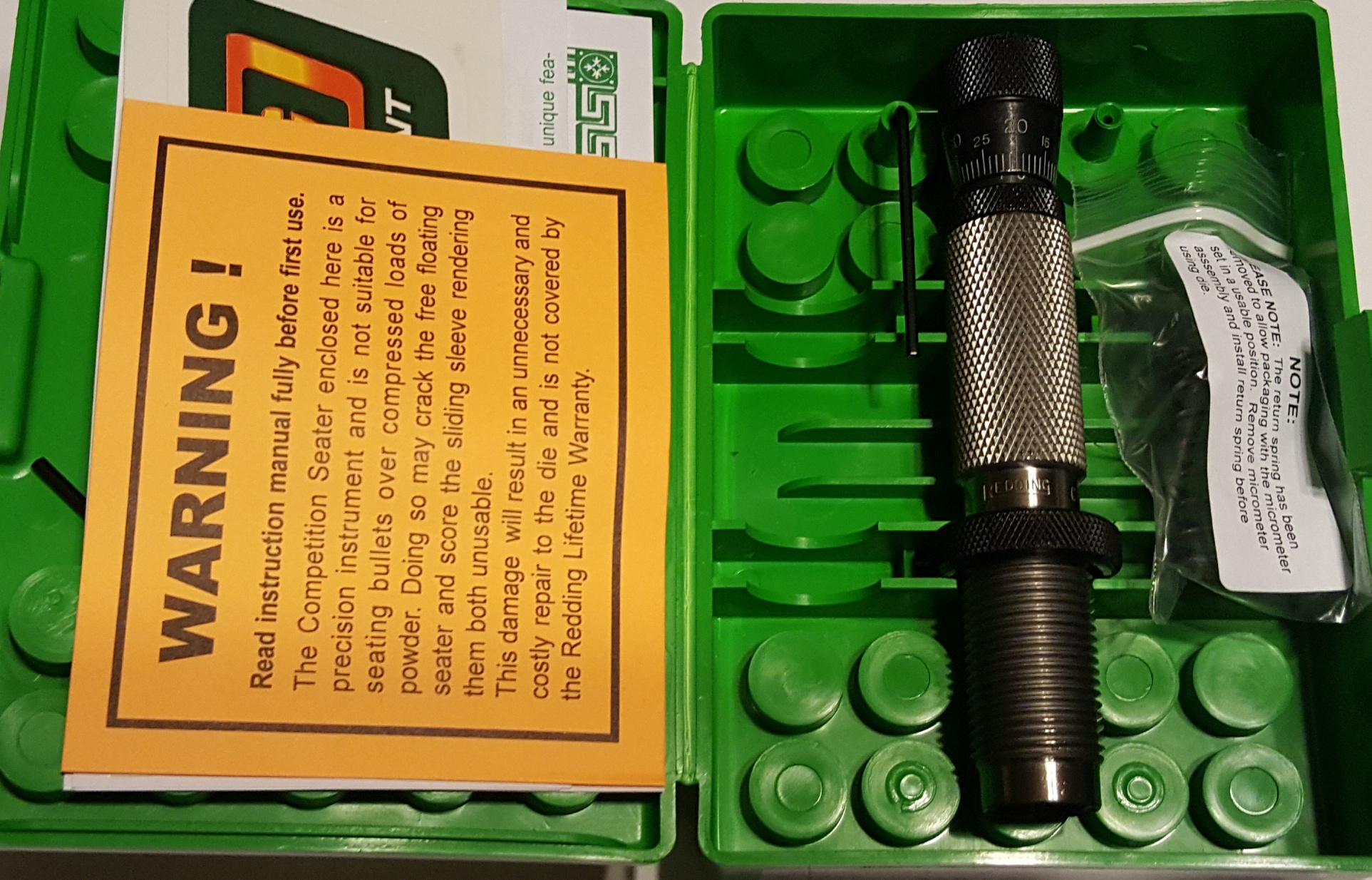 55594 Redding Competition Seating Die 338 Lapua Magnum