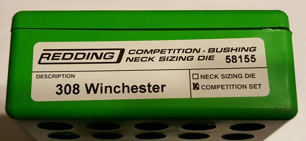 58155 Redding Type-S Competition Bushing Neck Die Set 308 Win ...