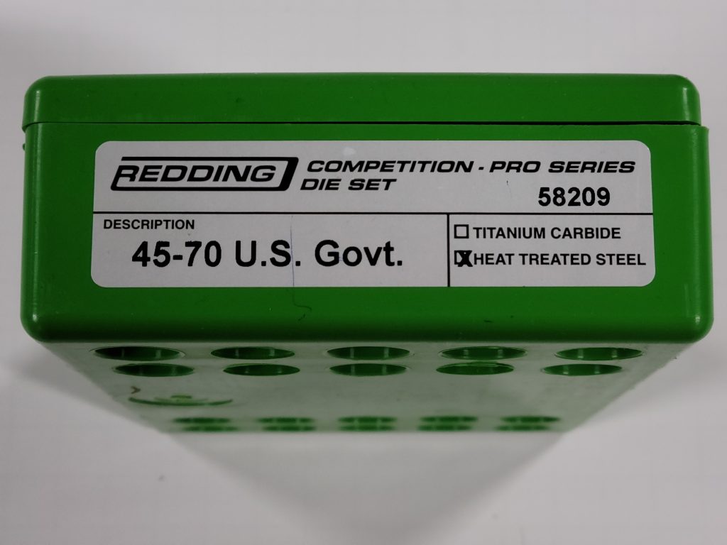 58209 Redding Traditional COMPETITION PRO SERIES Die Set 45-70 ...