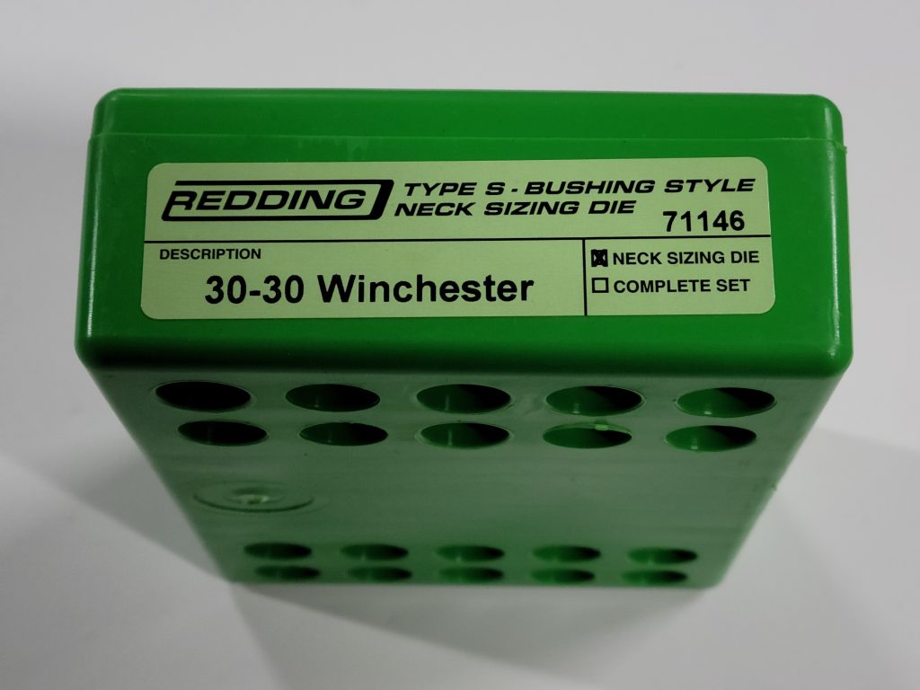 71146 Redding Type-S Neck Bushing Sizing Die 30-30 Winchester ...
