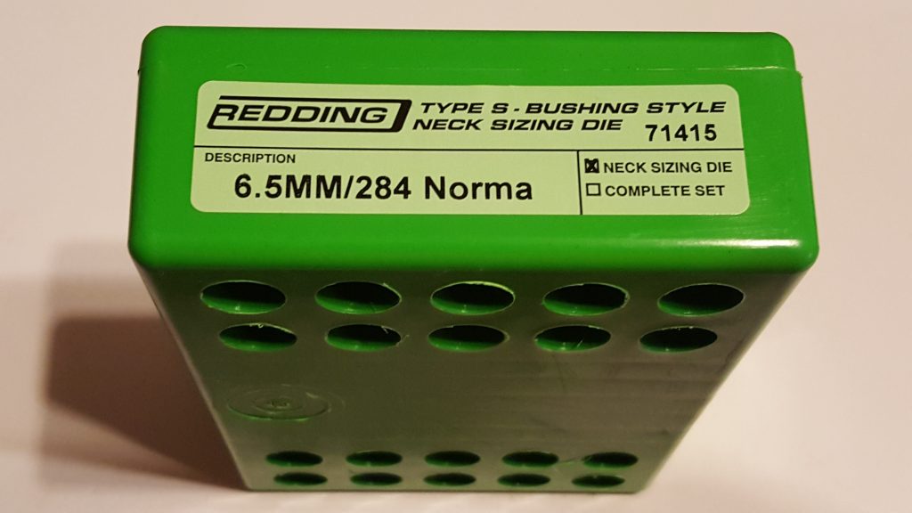 71415 Redding Type-S Neck Bushing Sizing Die 6.5/284 Norma (Win ...