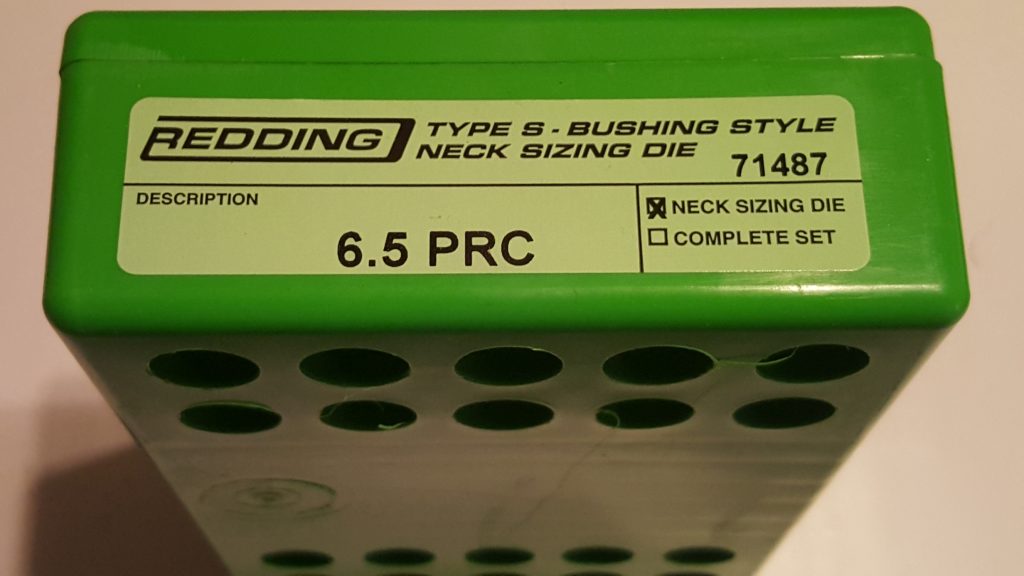 71487 Redding Type-S Neck Bushing Sizing Die 6.5 PRC – Accurate Arms ...