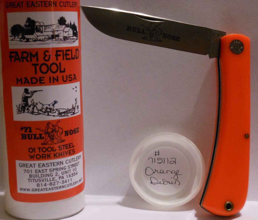 715112-OD Redneck Bull Nose Orange Delrin