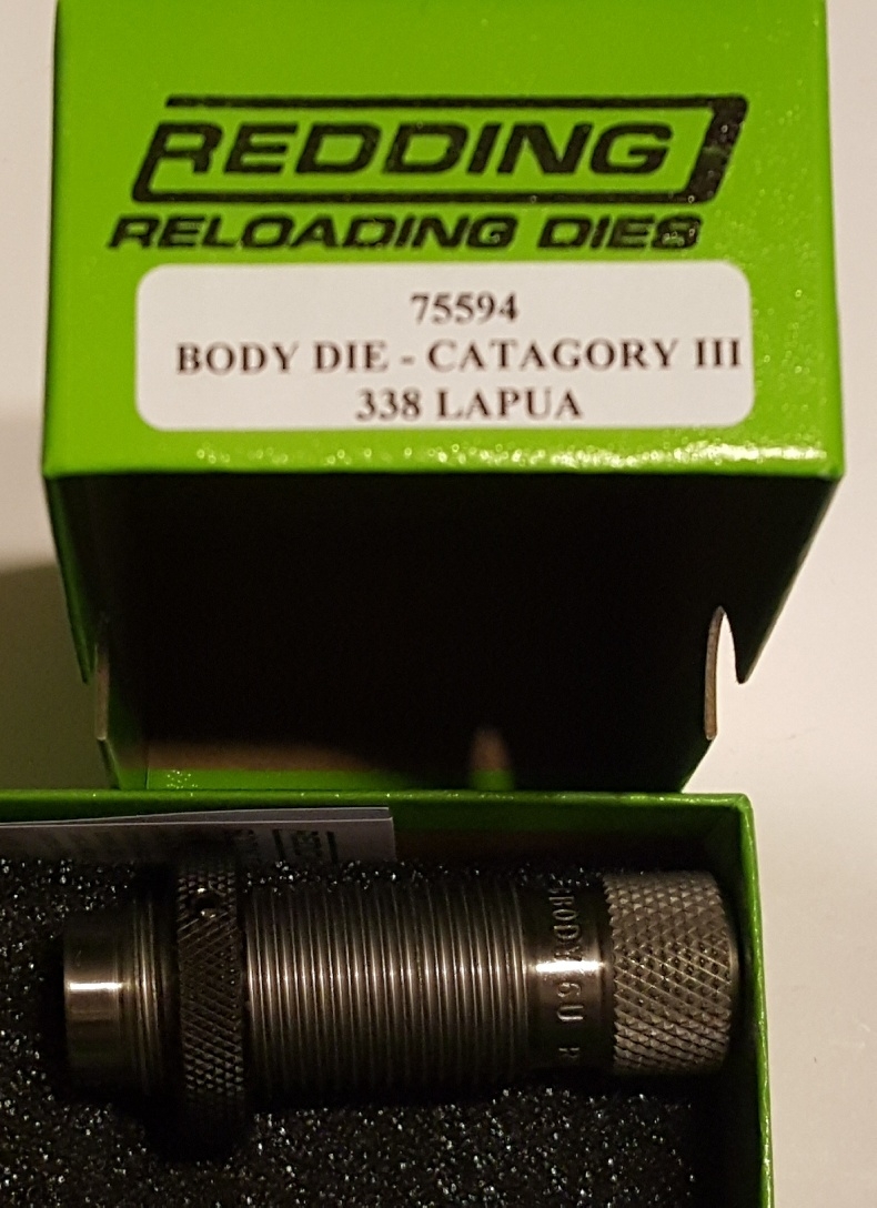 75594 Redding Body Sizing Die 338 Lapua Magnum
