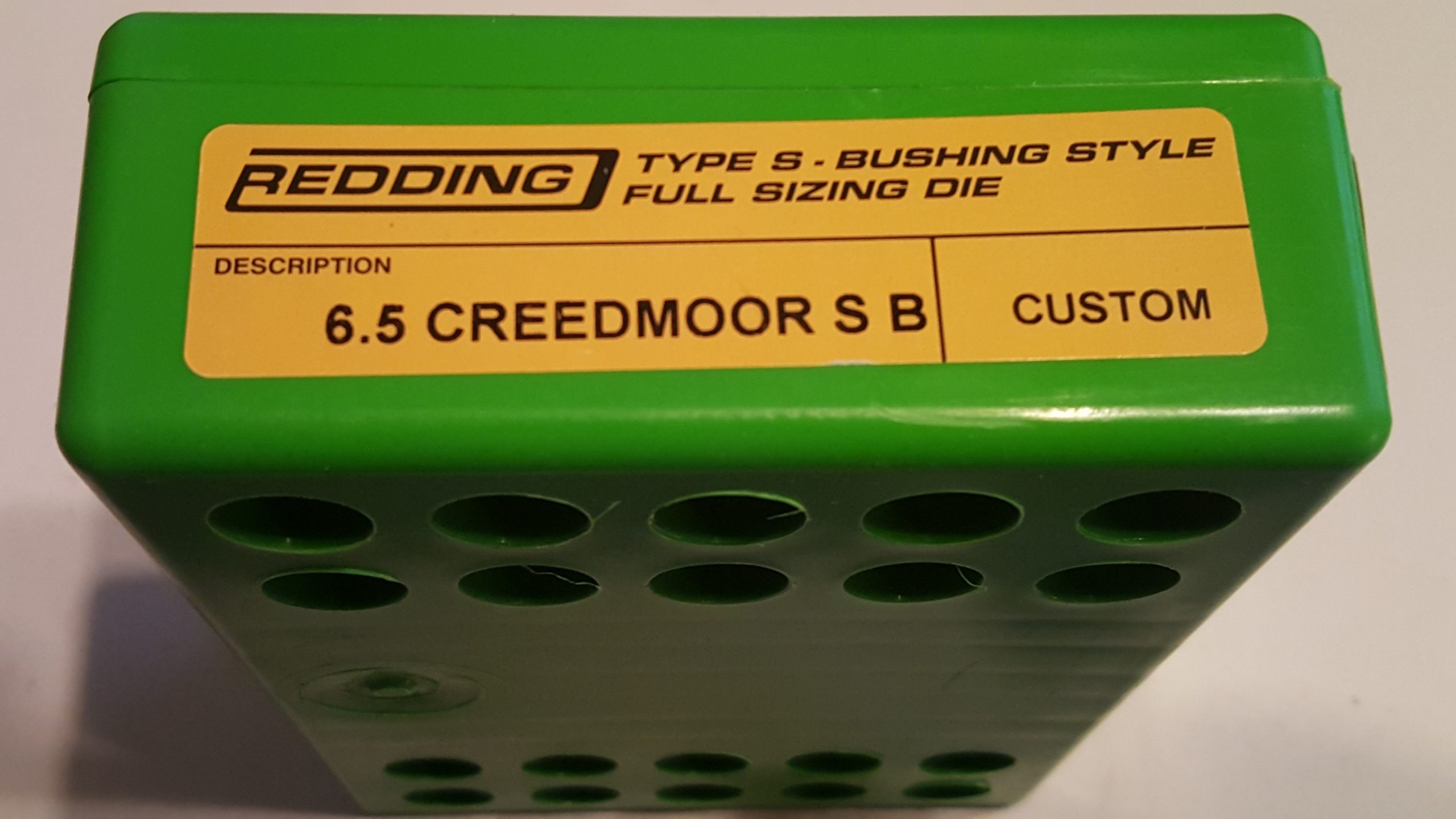 77103 Redding Type-S FL Bushing SMALL BASE Die 6.5 Creedmoor