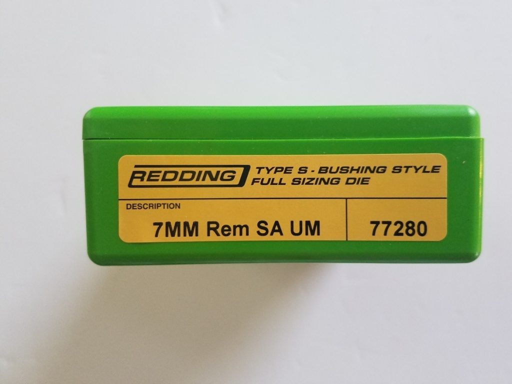 77280 Redding Type-S Full Length Bushing Size Die 7MM Rem SA UM ...