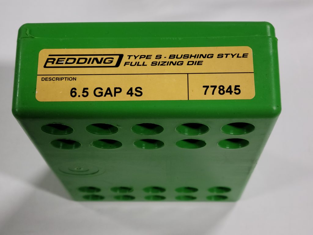 77845 Redding Type-S Full Length Bushing Size Die 6.5 GAP 4S – Accurate ...