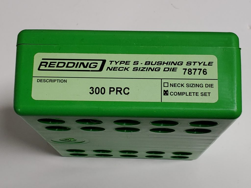 78776 Redding 3-Die Type-S Die Set 300 PRC - Accurate Arms & Ammo, Inc.