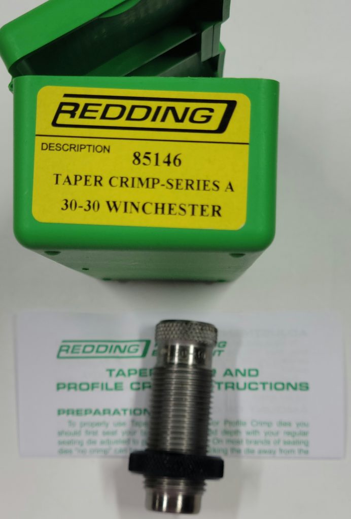 85146 Redding Taper Crimp Die 30-30 Winchester – Accurate Arms & Ammo, Inc.