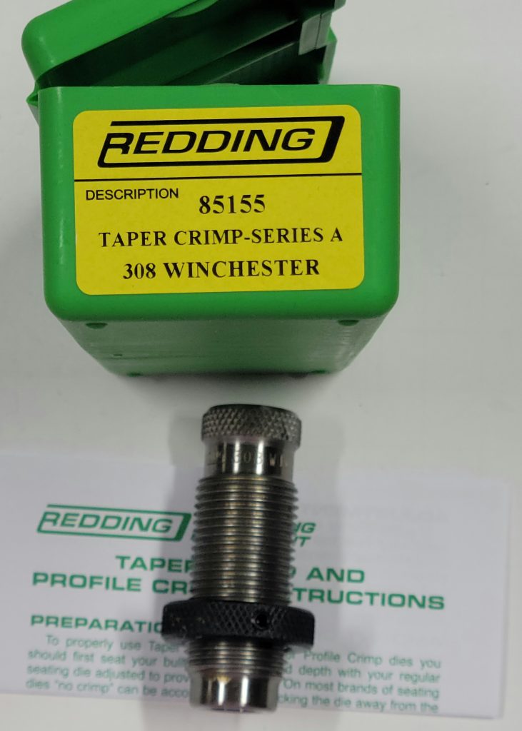 85155 Redding 308 Winchester Taper Crimp Die