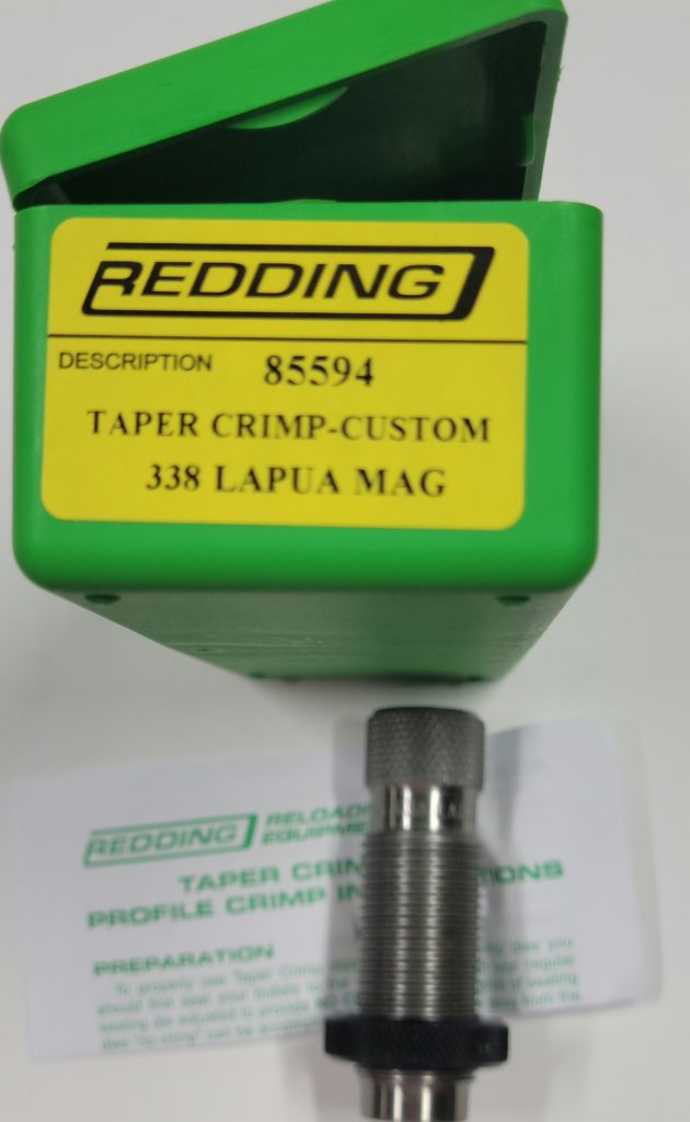 85594 Redding CUSTOM Taper Crimp Die 338 Lapua Magnum – Accurate Arms ...