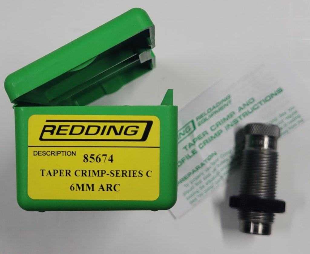 85674 Redding Taper Crimp Die 6mm ARC – Accurate Arms & Ammo, Inc.