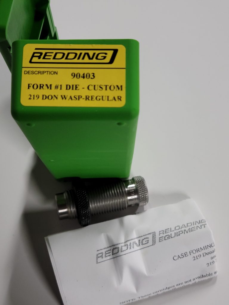 90403 Redding CUSTOM Form Die #1 219 Donaldson Wasp – Accurate Arms ...