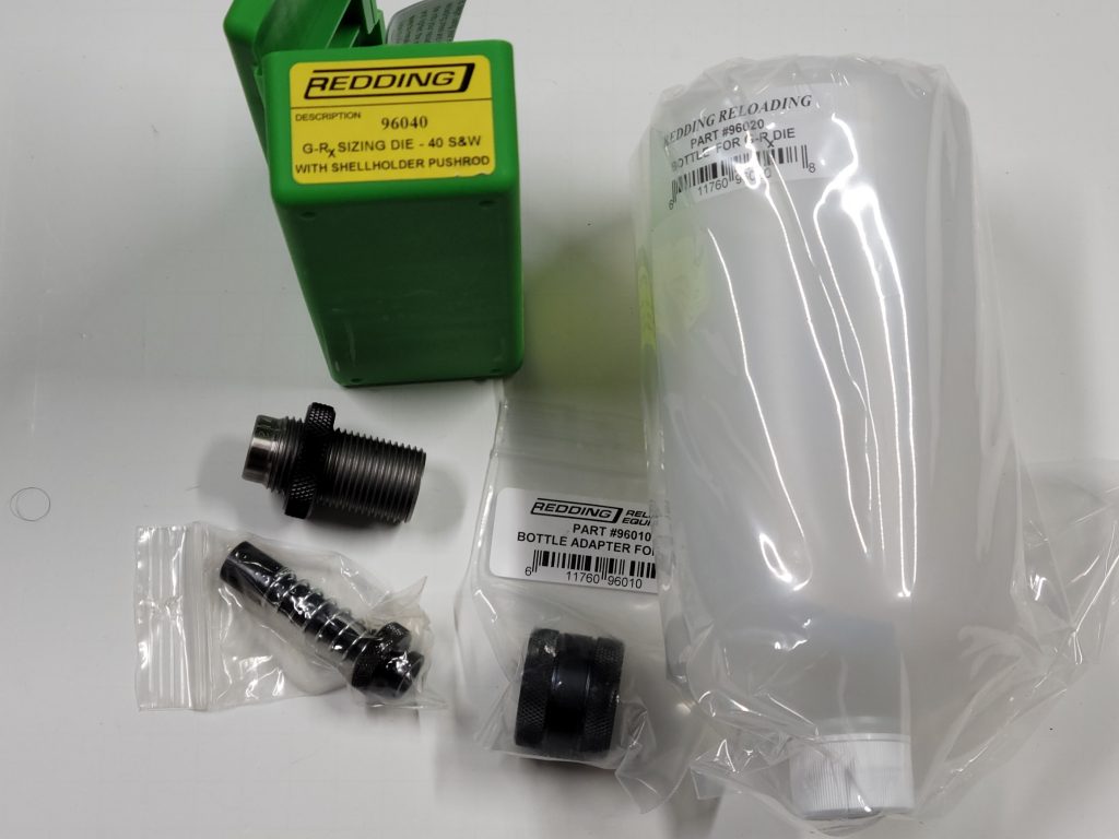 96040 Redding G-Rx Push-Thru Base STEEL Sizing Die COMPLETE KIT ...