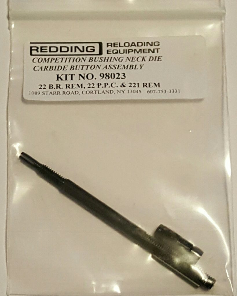 98023 Redding Competition Carbide Size Button Kit 22 cal. 5.56mm ...