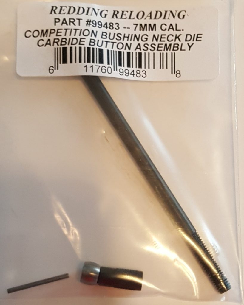 99483 Redding Competition Carbide Size Button Kit 7mm 28 cal ...