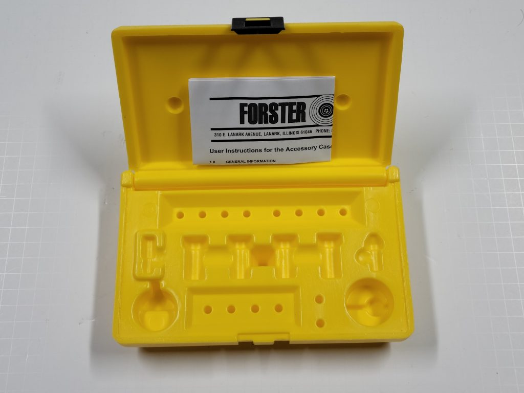 AC5000 Forster Accessory Case for Case Trimmer Parts – Accurate Arms ...